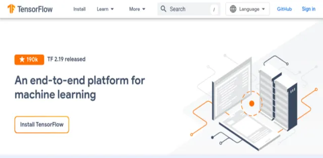 TensorFlow - Machine Learning Framework | Toolkitly